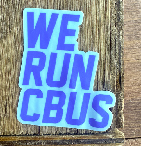 We Run Cbus Decal | WOOD ST SPORTS GEAR