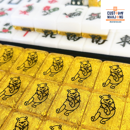 Winnie The Pooh Theme Customised Mahjong Set | CustoMy Mahjong