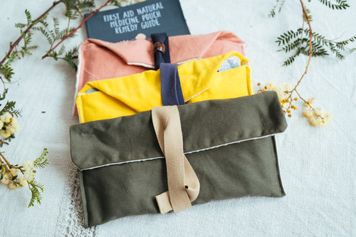 First Aid Natural Medicine Pouch and Remedy Guide | Hygea Apothecary