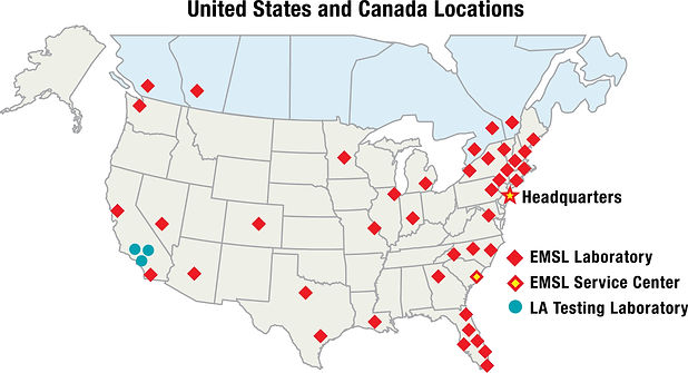 Nationwide Testing Lab Locations