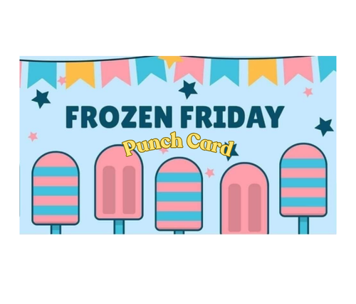 Frozen Friday Punch Card | Oster Home & School Club