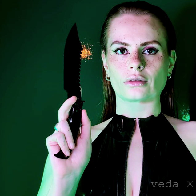 Custom XL Acrylic Knife | Chaotic Kink