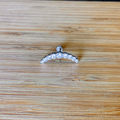 9 Stone Diamond Arc | BodyPiercingCompany