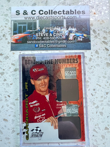 2000 Behind the Numbers / Dale Earnhardt Jr. Plastic C | diecastsports