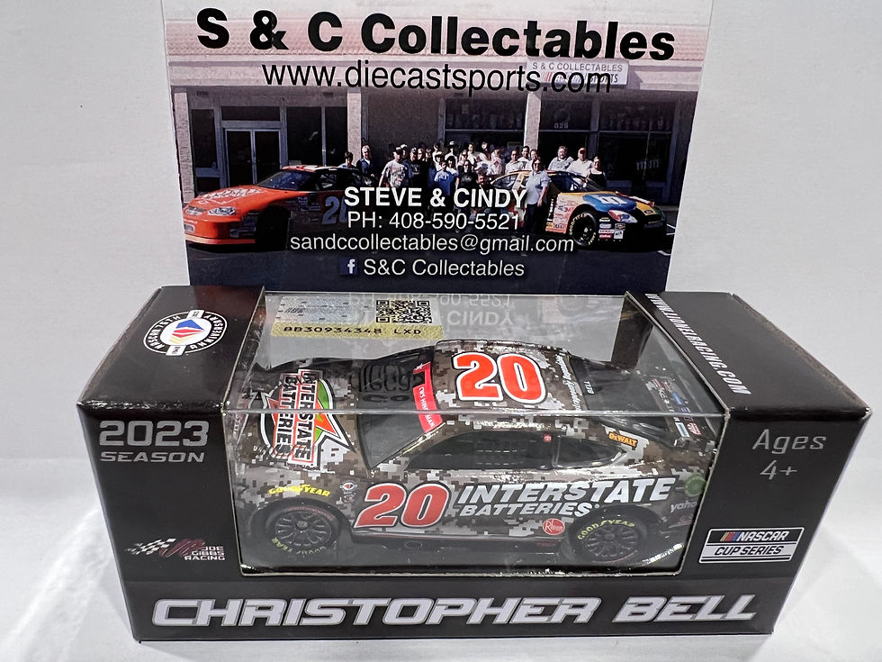 2023 Interstate Batteries Camo / Christopher Bell 1:64 | diecastsports 2023 Interstate Batteries Camo / Christopher Bell 1:64 | diecastsports