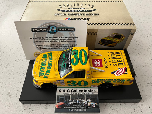 2021 Autographed By Michael Waltrip / Danny Bohn 1:24 | diecastsports