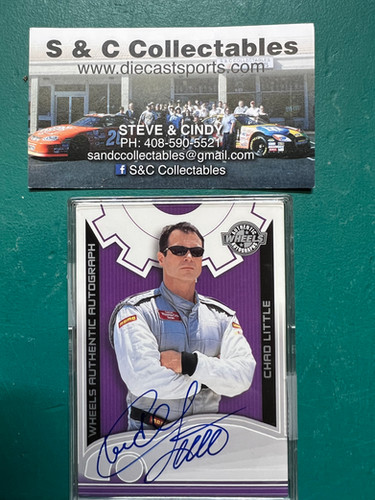 2002 Autographed / Chad Little Plac#6 | diecastsports