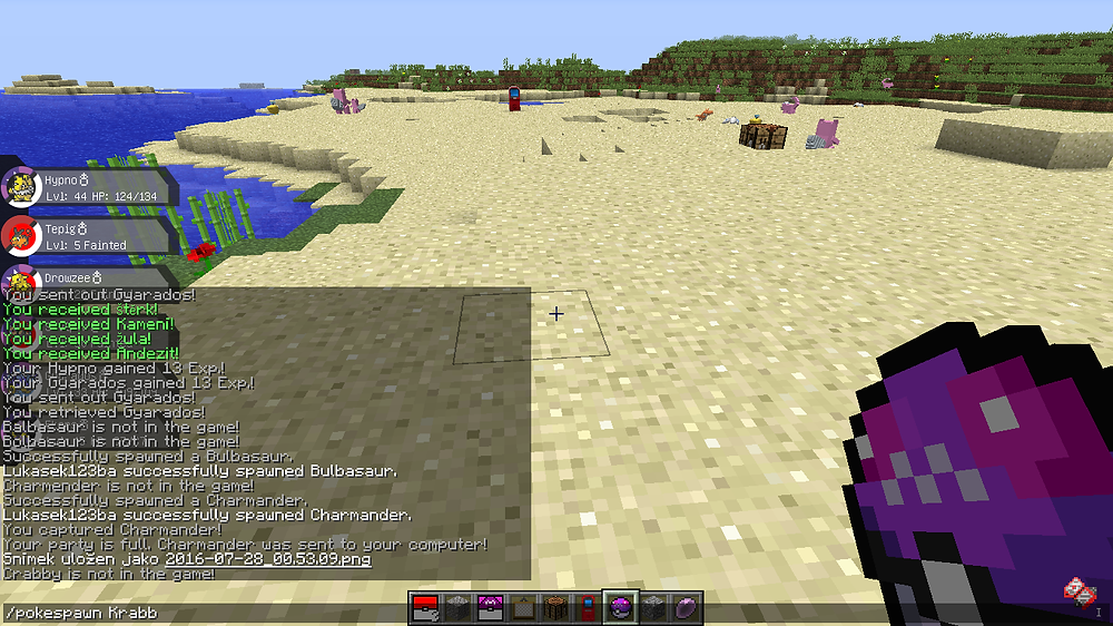 Pixelmon (Pokémon) mod