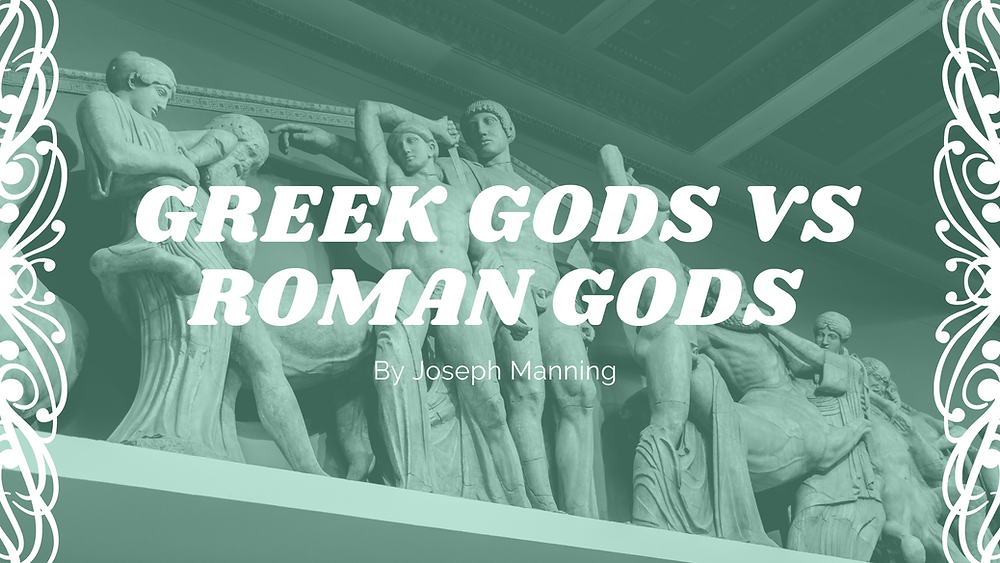 Greek Gods vs Roman Gods