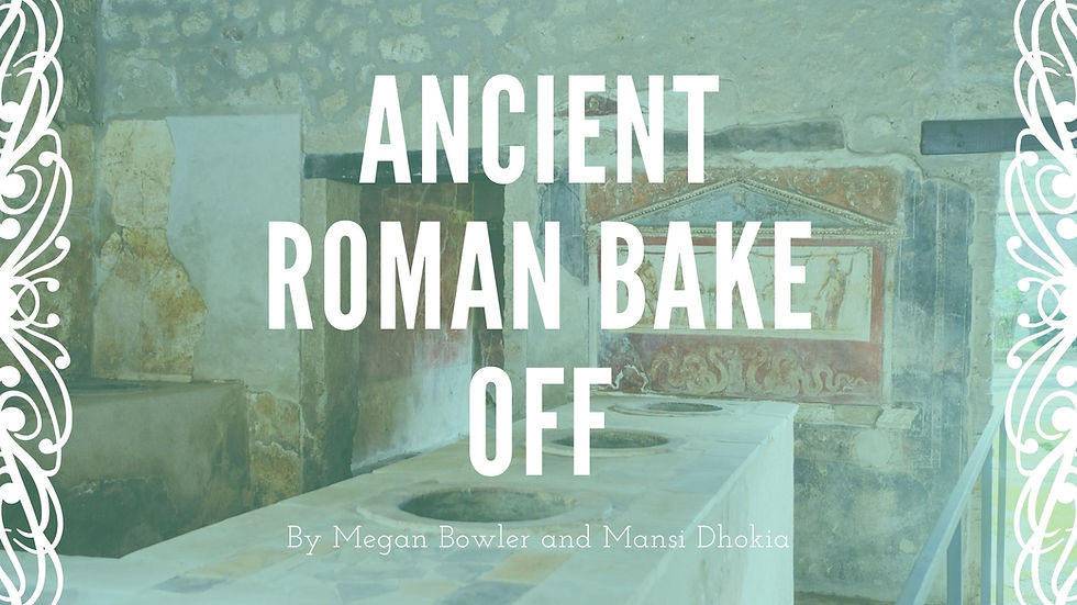 Ancient Roman Bake Off