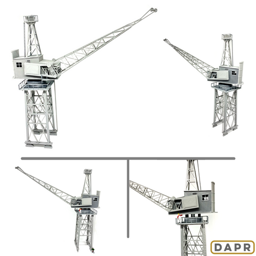 OO Gauge Motorised Vintage Dock Crane | DAPR3D