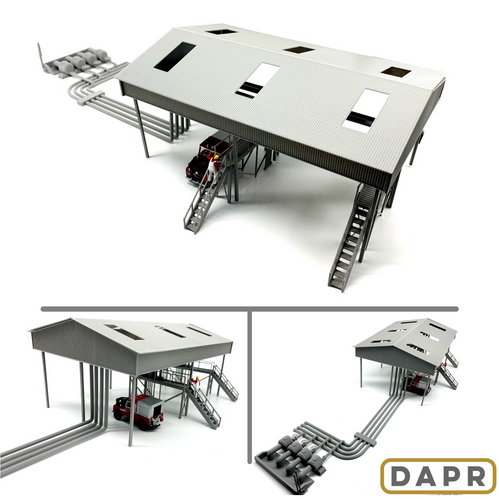 OO Covered Fuel Depot Gantry Filling Station | DAPR3D