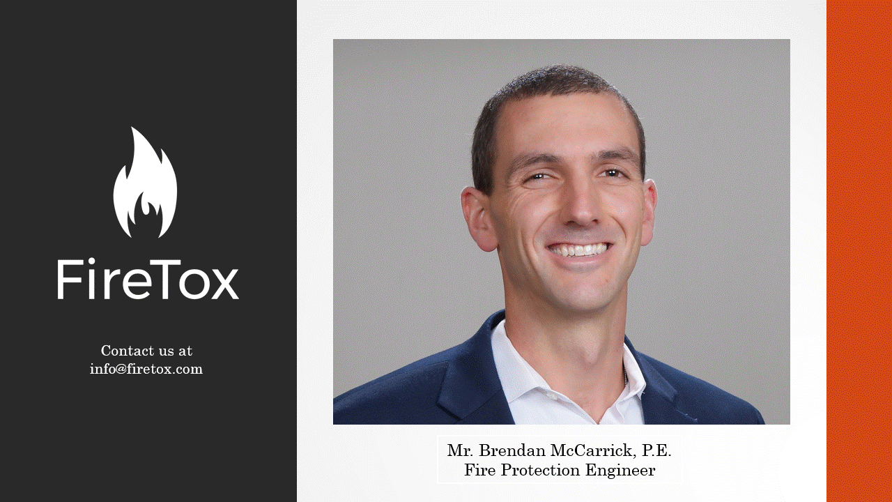FireTox welcomes Brendan McCarrick, P.E.