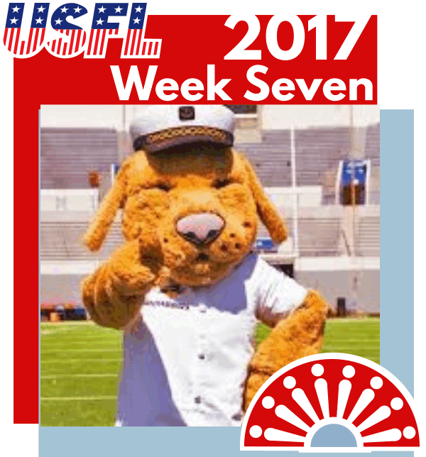 2017 USFL Week 7 Recap: Road Dogs Come Up Big