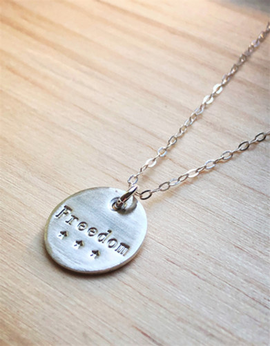Freedom Necklace Silver | Liberty Cottage