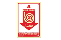 PLACA;PVC;AVISO;HIDRANTE;A;200MM;300MM | Catalogo Bmg