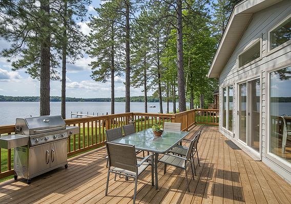 deck house waterfront