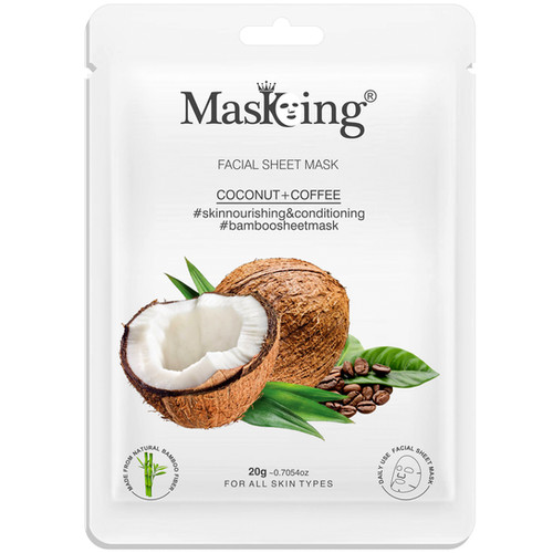 Bamboo Sheet Mask with Coconut & Coffee - Buy Online India | Masking