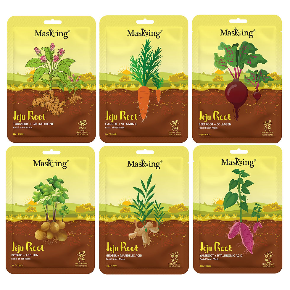 Buy Jeju Root Facial Sheet Mask Online - MasKing