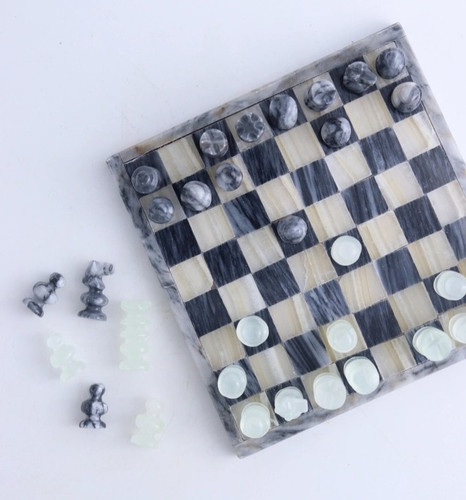 Black and Grey Chess Set | CM Design LLC