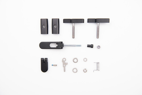 Brompton Aluminium Hinge Clamp and Rear Frame Set | Happy Owl Cycle