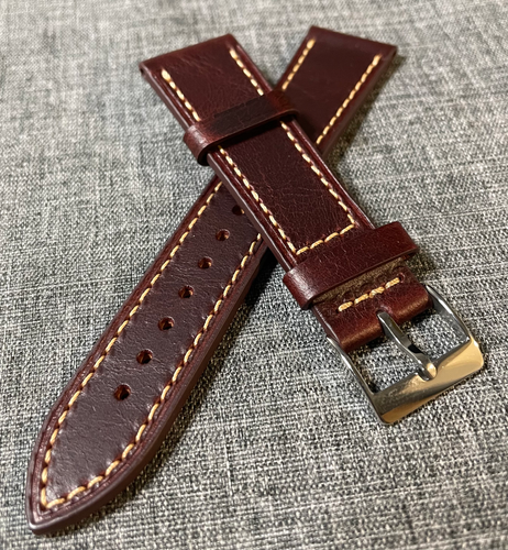 Italian Leather – Premium Vintage oiled leather watch strap - Chocolate | Jweskies Strap Co.