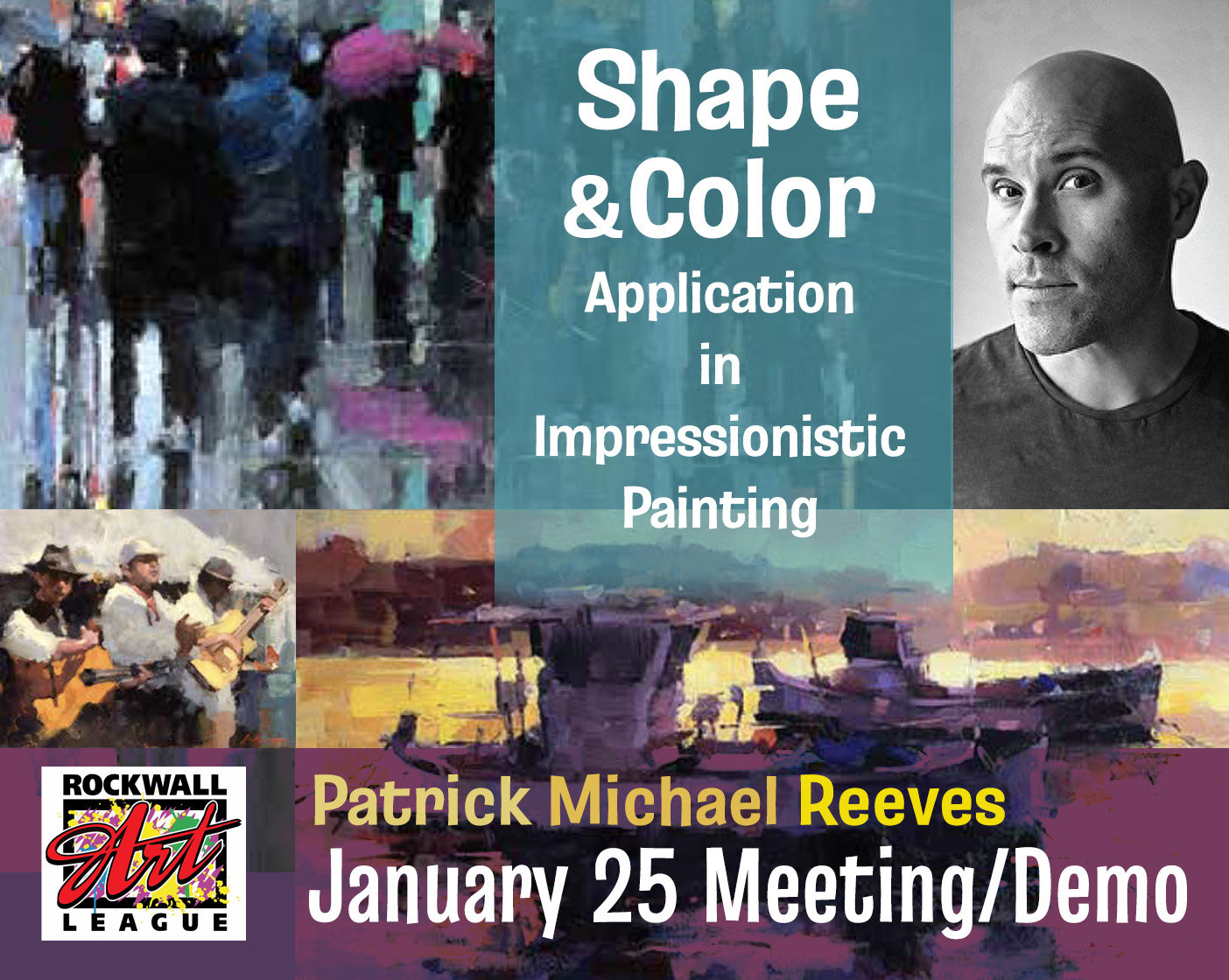 January Member Meeting- Patrick Michael Reeves Demo Artist | rockwallart