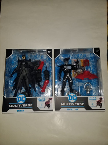 Set 2 figuras Batman y Deathstorm DC Multiverse | Epic Legends