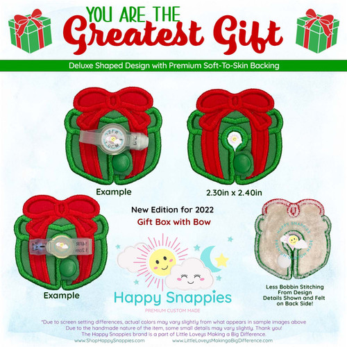 Holiday Christmas Gift Box NEW Edition Deluxe Shape Tubie Pad Cover ...