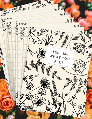 Emotional Reflection Journal-Floral Designs | Family Life Counseli