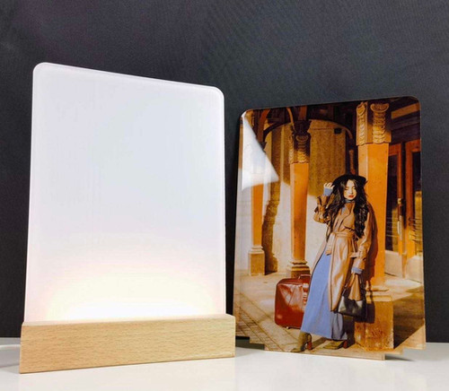 LED Acrylic Photo Frame Night Light | Green Acre Blanks