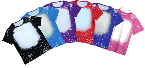 Kids 95% Polyester Faux Bleached | Green Acre Blanks