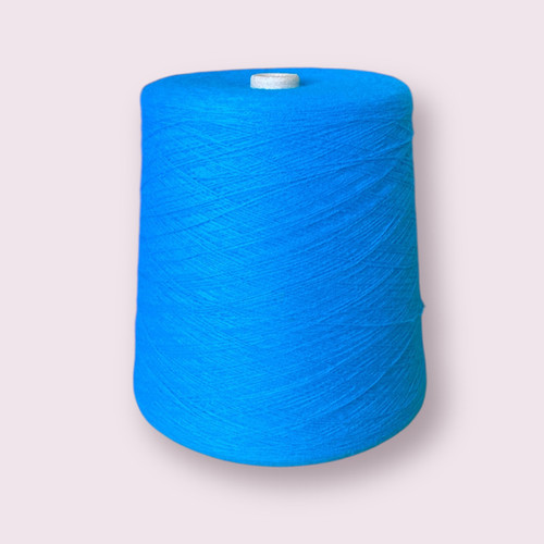 Metro Mix, 1300g yarn cone, 100% Acrylic, Colour: Bright Blue ...