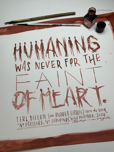 Inkvent 2024 Original: 'Humaning' | Inkymole
