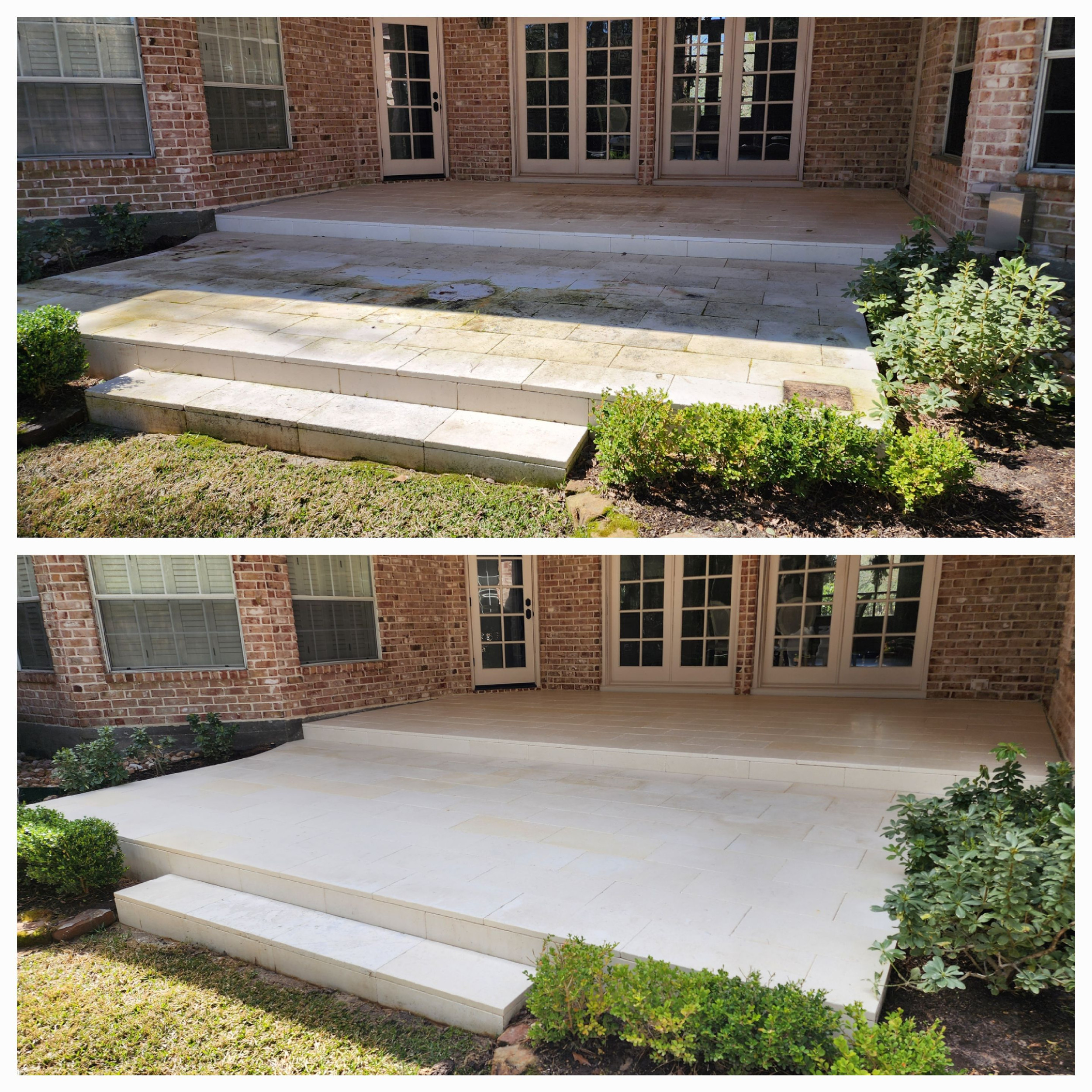 Limestone Paver Sealing | Paver Makeover