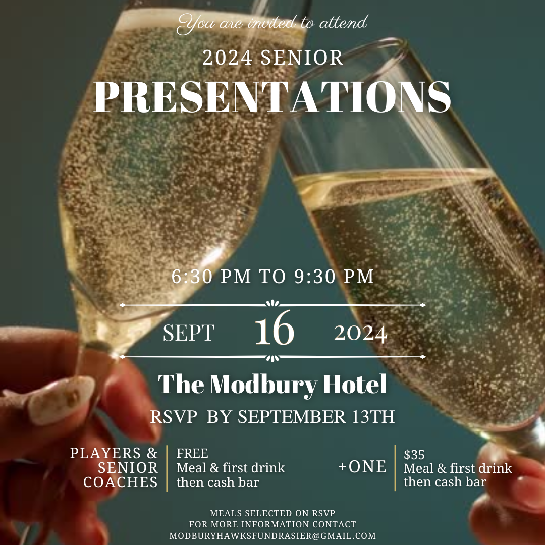 Senior Presentations Winter 2024 | Modbury Hawks