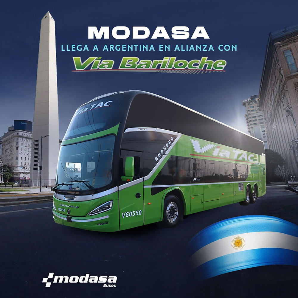 Buses fabricados en Perú para rutas argentinas