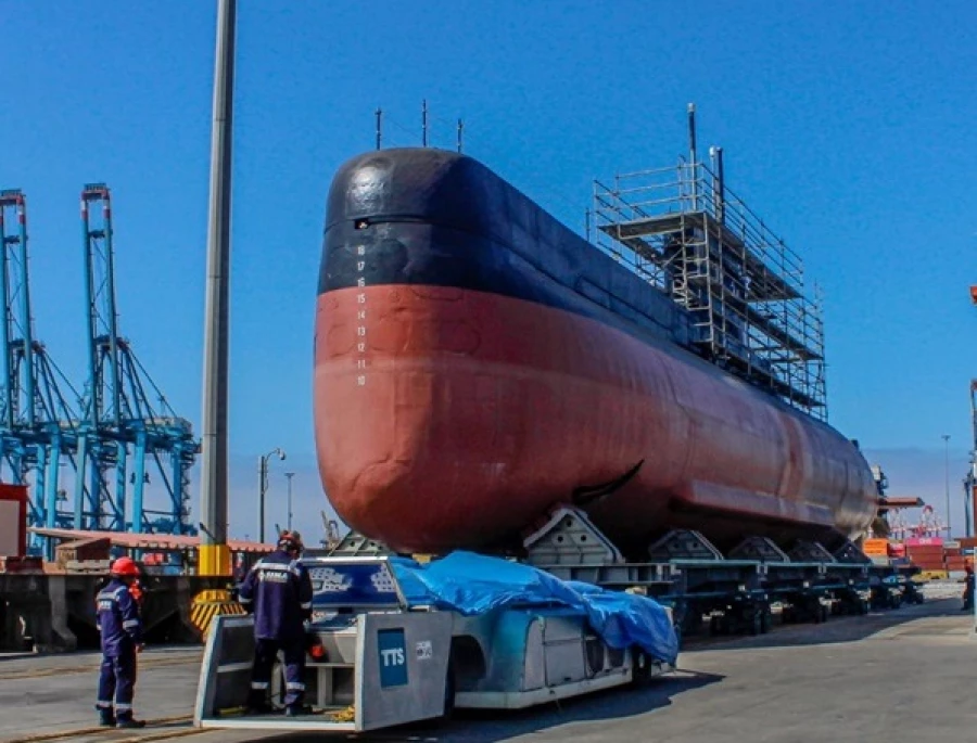 SIMA Perú realiza pruebas de estabilidad en el submarino BAP Chipana