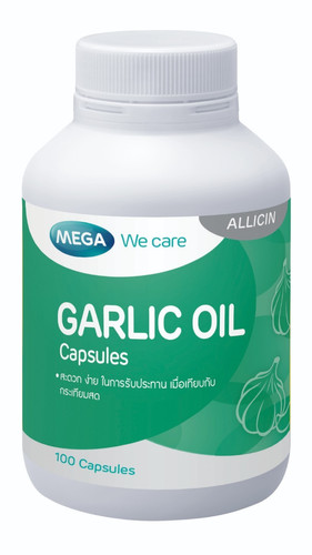 Mega Garlic oil 100 เม็ด | KMK Medical