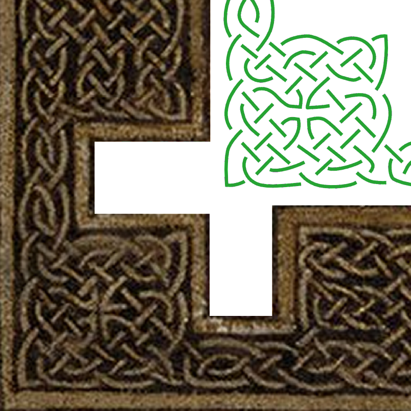 Book of Kells - Square Knot