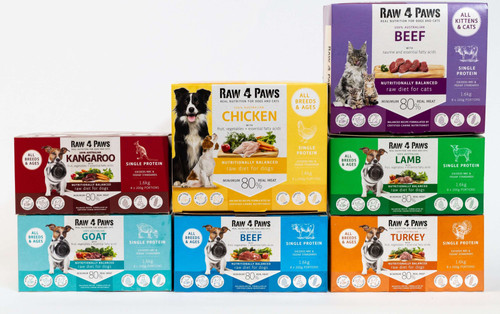 Raw4Paws Dog All Flavour Sampler | PAW Laine Nutrition