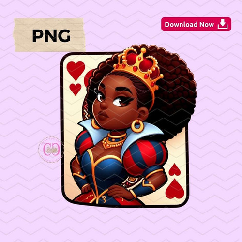 Queen Chibi PNG | Instant Download | Cocoa Cuttables