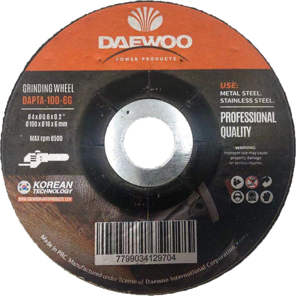 DAEWOO Professional 4” Grinding Wheel