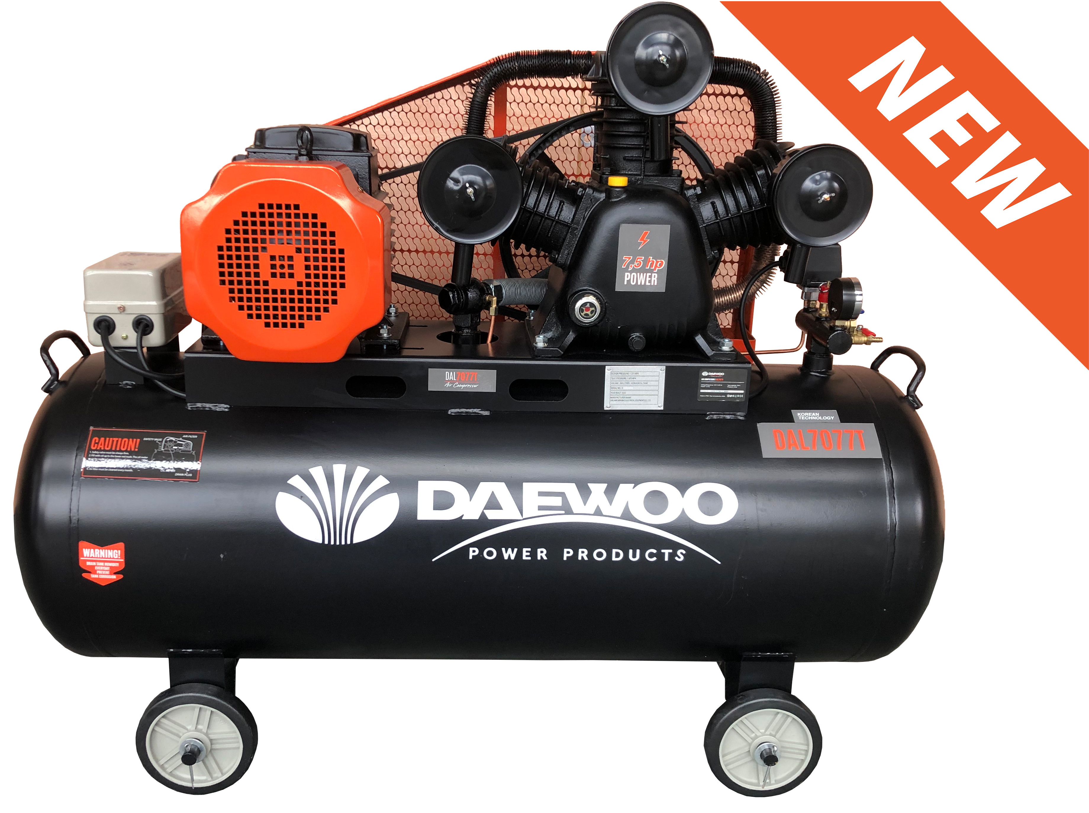 DAEWOO DAL7077T 7.5HP 200 Liter Air Compressor