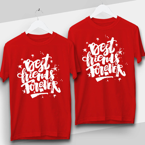 Best friends forever t-shirt combo for friendship day. | Tshirt ...