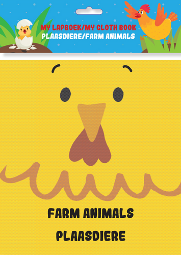 My lapboek/My cloth book: Plaasdiere/Farm animals | The Clowder Bookstor