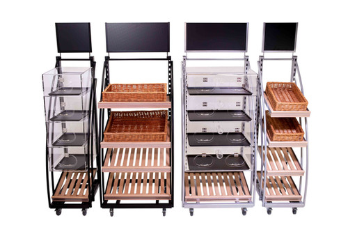 SB-Aktionsregal Phillip, schwarz | FMU GmbH