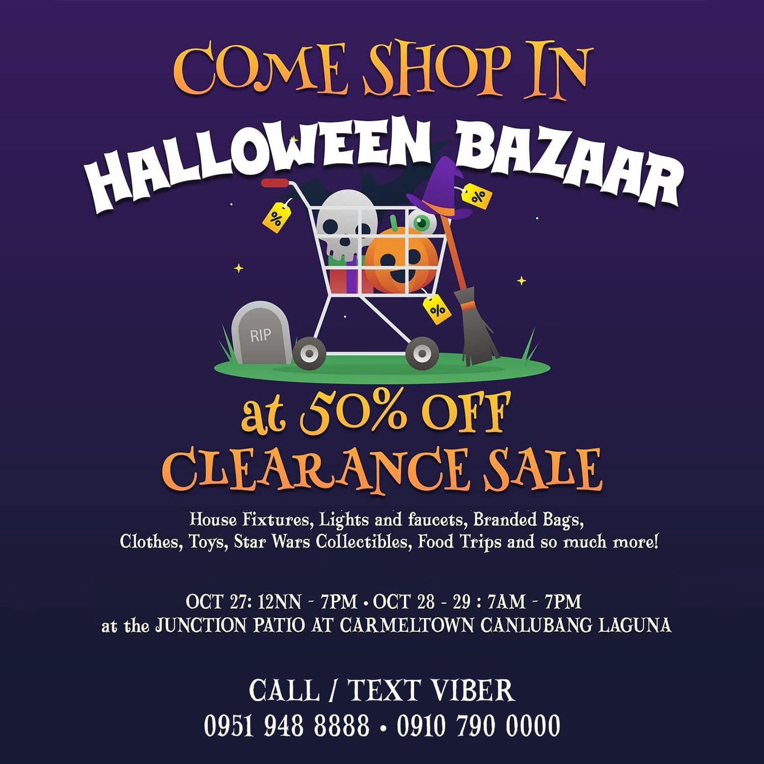 Halloween Bazaar | The Junction At Carm