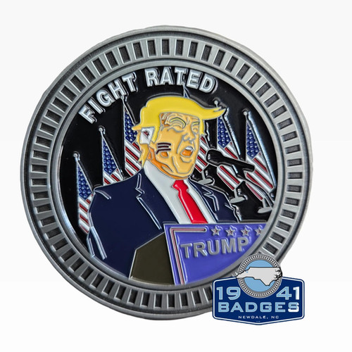 1941 Badges Fight Rated Badge Stainless Steel 3mVHB UV Protected Donald ...