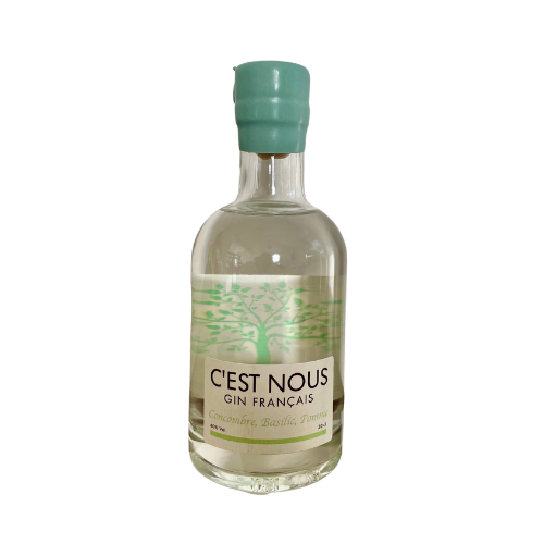 Gin C'est Nous - Concombre Basilic Pomme - 20cl | DistillerieC'estNous